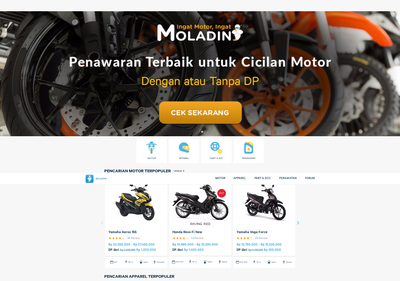 Official: Website Moladin , Info Lengkap Tentang Motor dan Bisa Beli ...