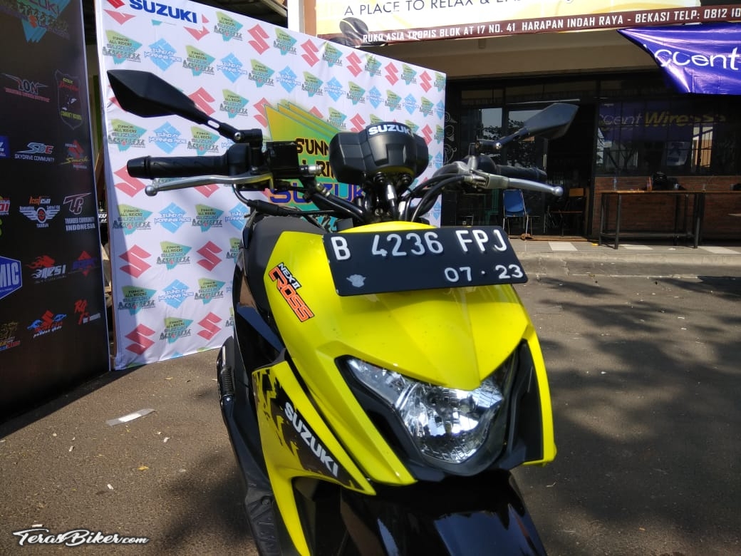 Modifikasi Suzuki NEX II Jadi Cross-Over, Pake Stang Beat Street ...
