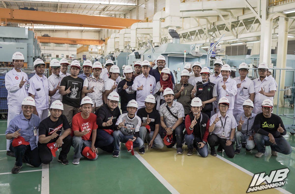 AHM Plant Tour 2019 : Liat Proses Produksi dan Bedah Teknologi Honda ...