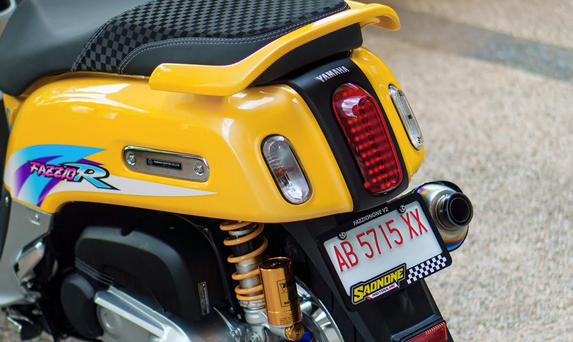 Inspirasi Modifikasi Fazzio Hybrid Ala Yamaha F1ZR, Punya Aura Balap 90 ...