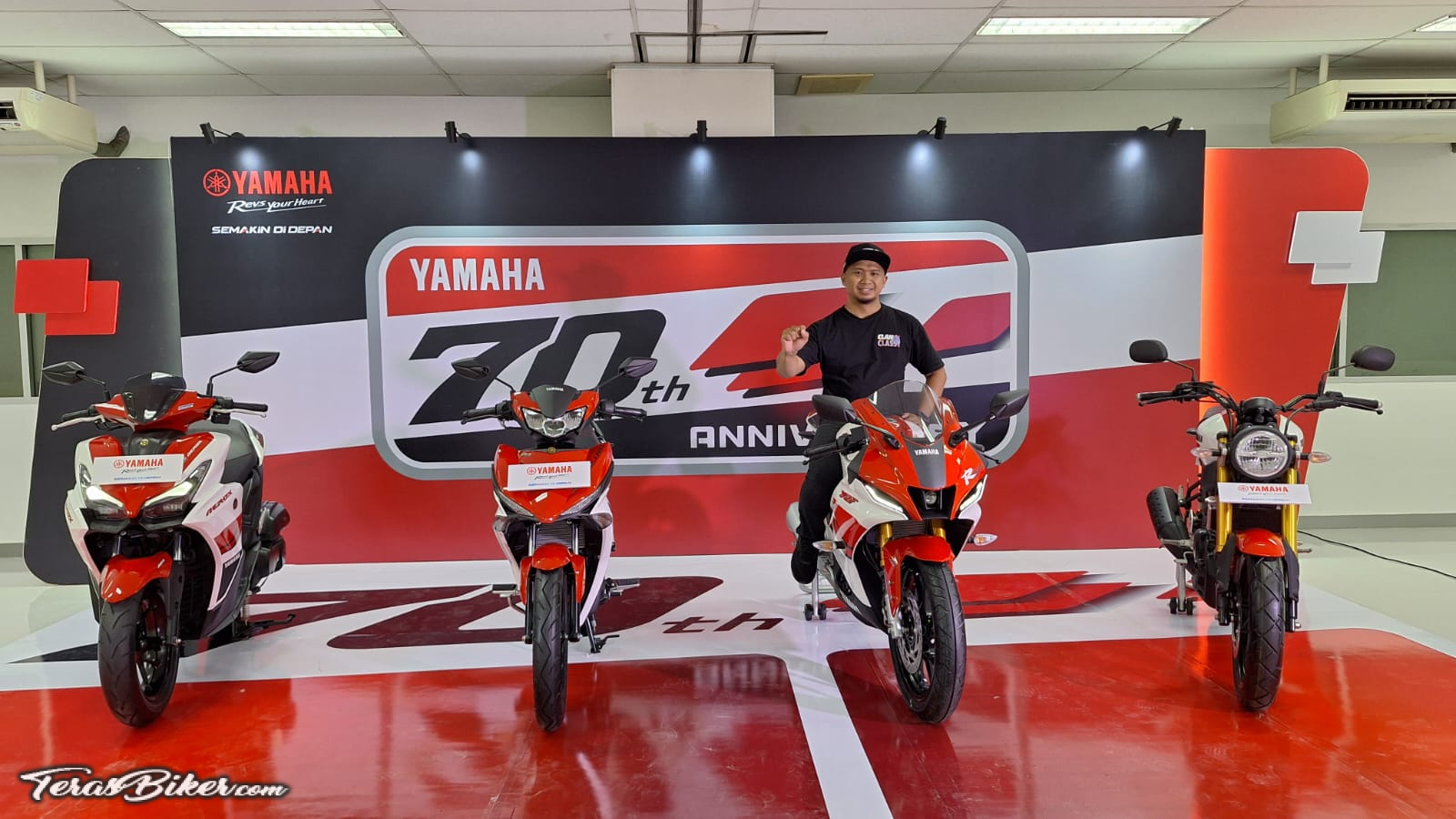 Rayakan 70th Anniversary, Yamaha Hadirkan 4 Motor Special Livery Red ...