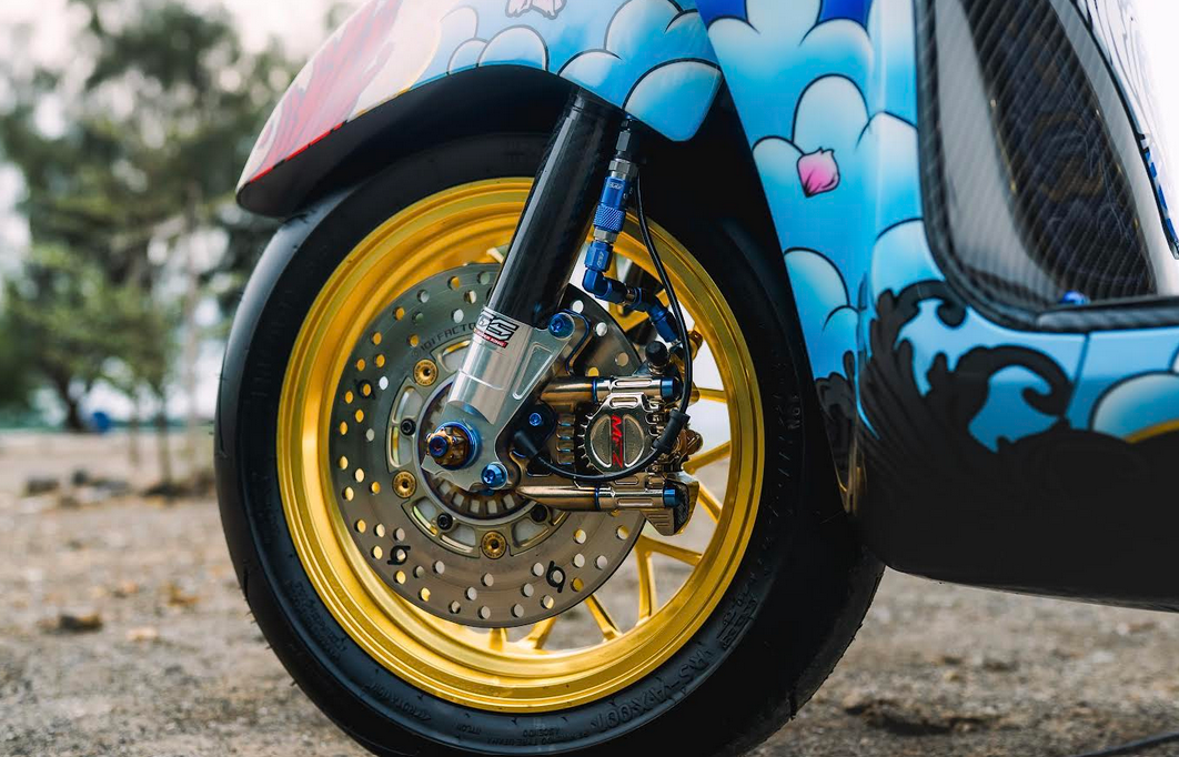 Grand Filano Hybrid Dimodifikasi Mirip Desain Helm Sporty Dengan Japan ...